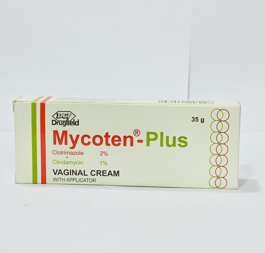 Mycoten-Plus (Clotrimazole 2% + Clindamycin 1%) 35g Vaginal Cream ...