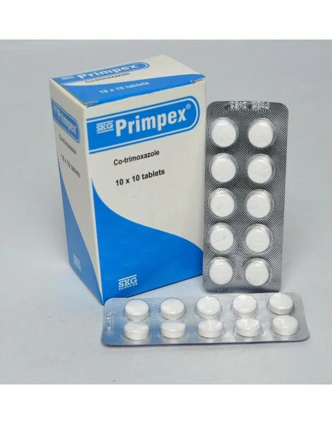 Primpex Co-trimoxazole (Trimethoprim 80mg and Sulphamethoxazole 400mg ...